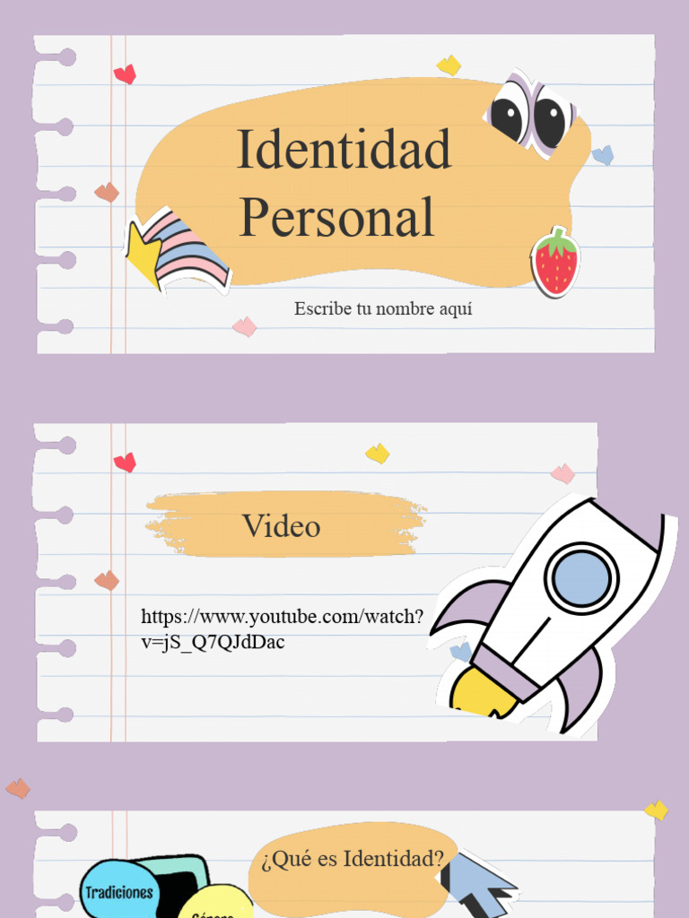 Identidad Personal | PDF | Conceptos psicologicos | Psicología Social