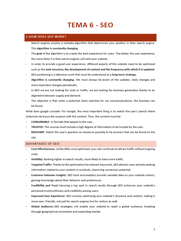 6 - Seo. | PDF | Search Engine Optimization | Search Engine Indexing