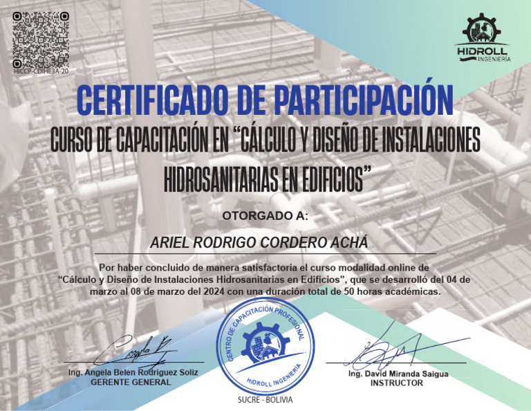 CV-20 Ariel Rodrigo Cordero Achá | PDF