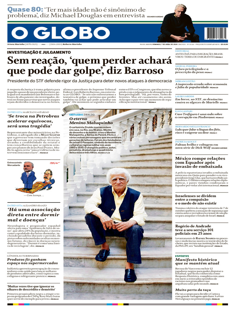 O Globo 070424 | PDF | Brasil | Fuga de capital humano