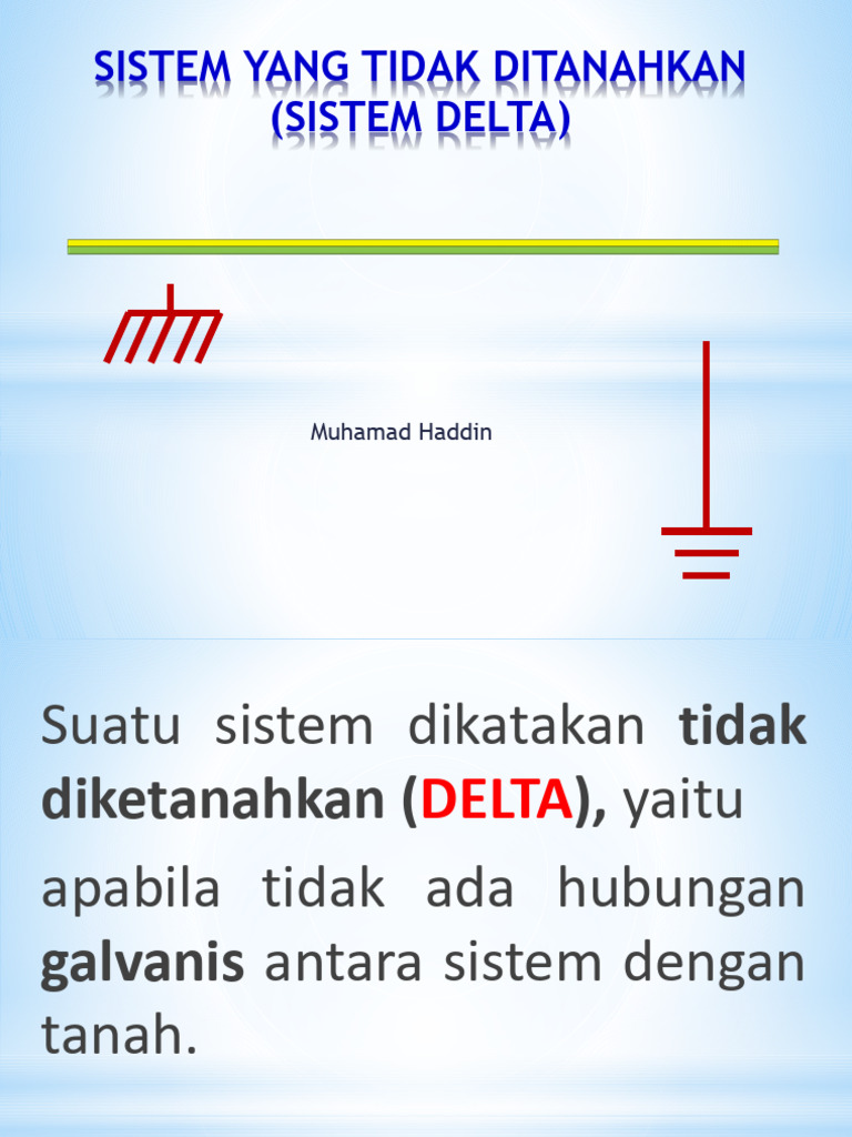 Sistem Delta: Ketidakseimbangan Kapasitif dan Arus Gangguan | PDF