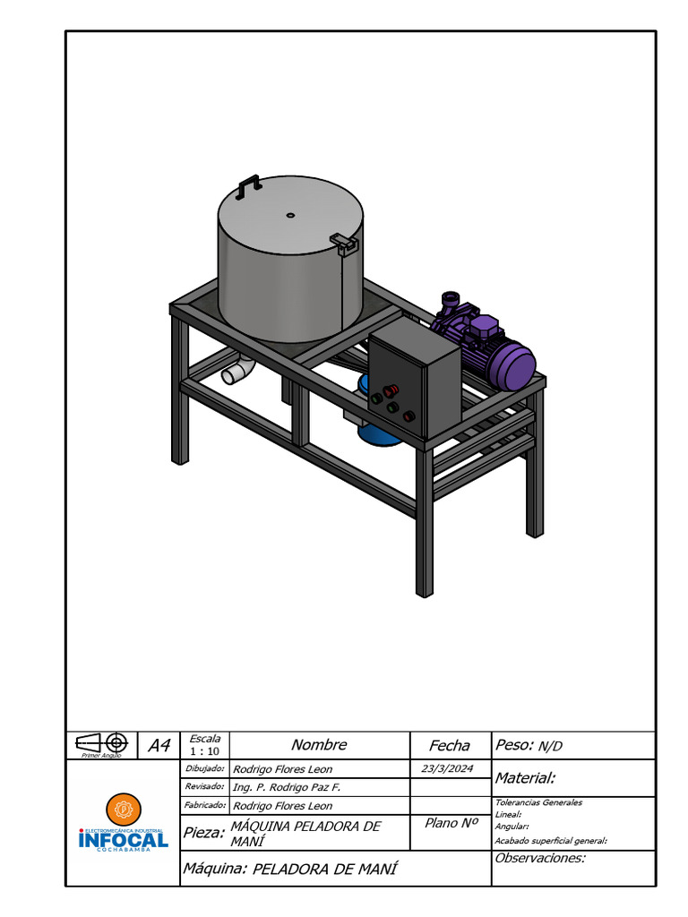 PLANOS MECANICOS | PDF | Acero | Ingeniería mecánica