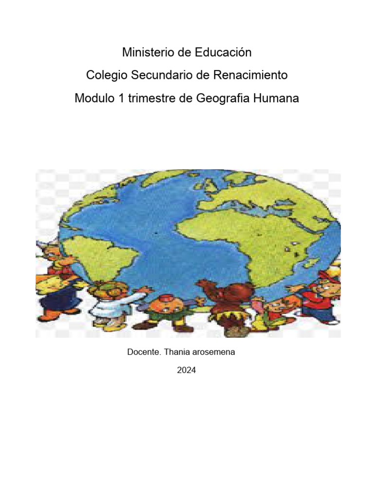 Modulo de Geografi | PDF | Zona tropical | Geografía