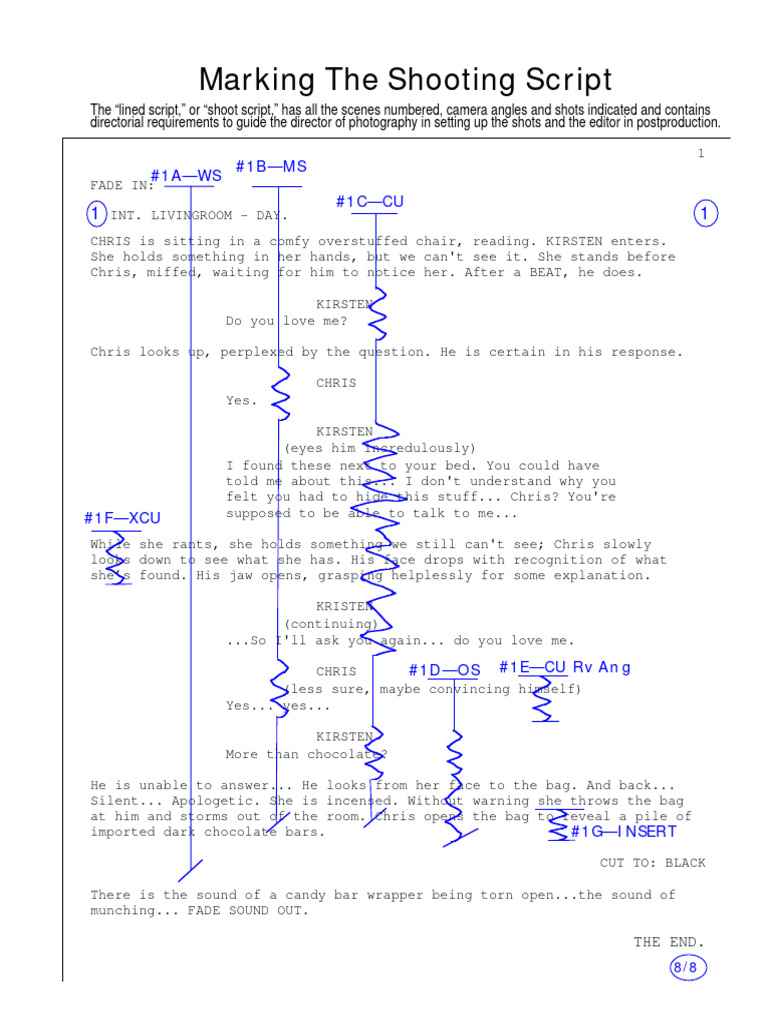 Marking Single Cam Script | PDF