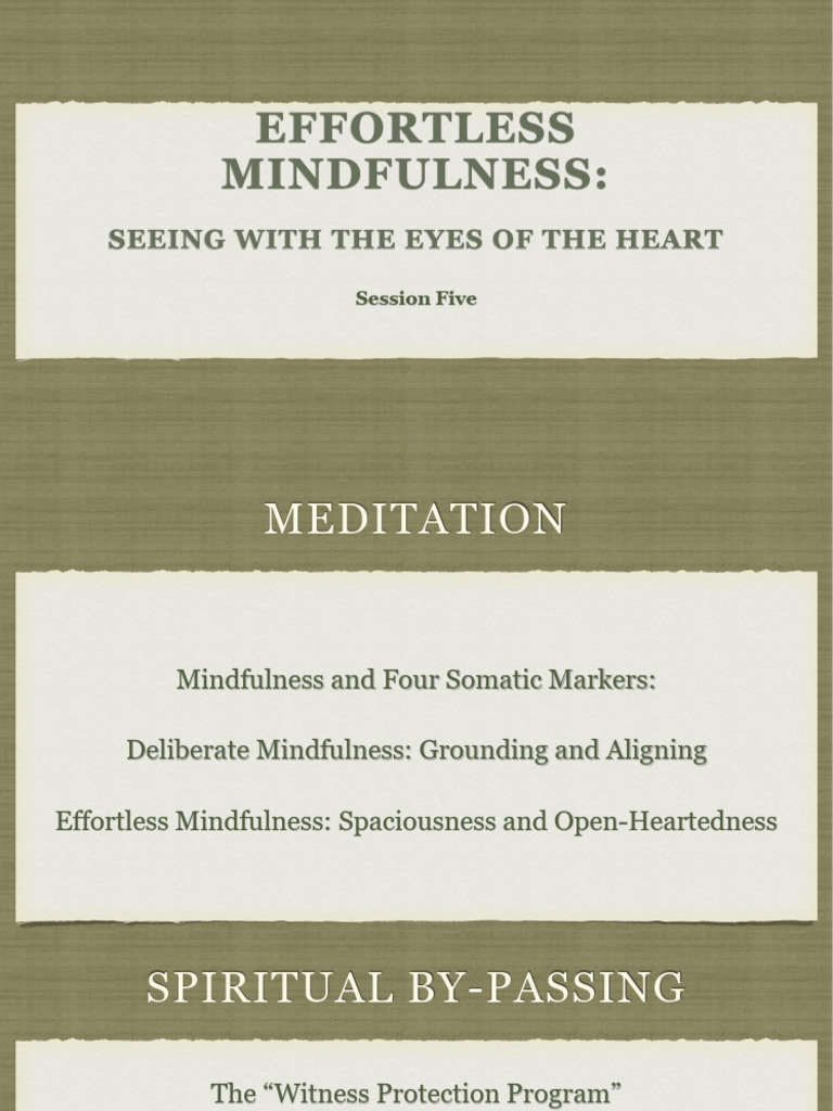 Mindfulness and Self-Awareness Techniques | PDF | Mindfulness | Social ...
