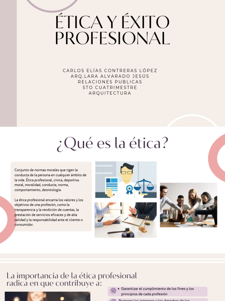 Ética Profesional-Carlos Elias | Descargar gratis PDF | Ética profesional | Moralidad