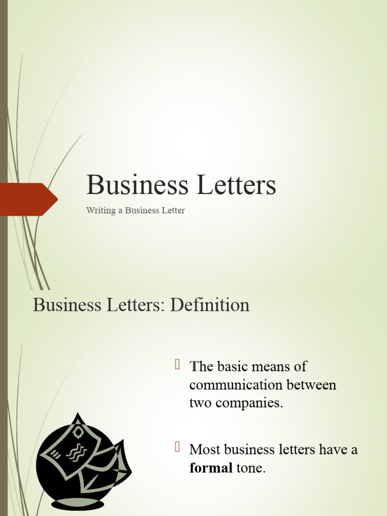 Business Letters | PDF | Punctuation | Linguistics