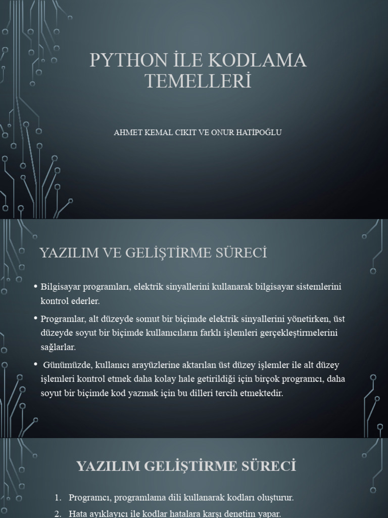 PYTHON Ile Kodlama Temelleri | PDF