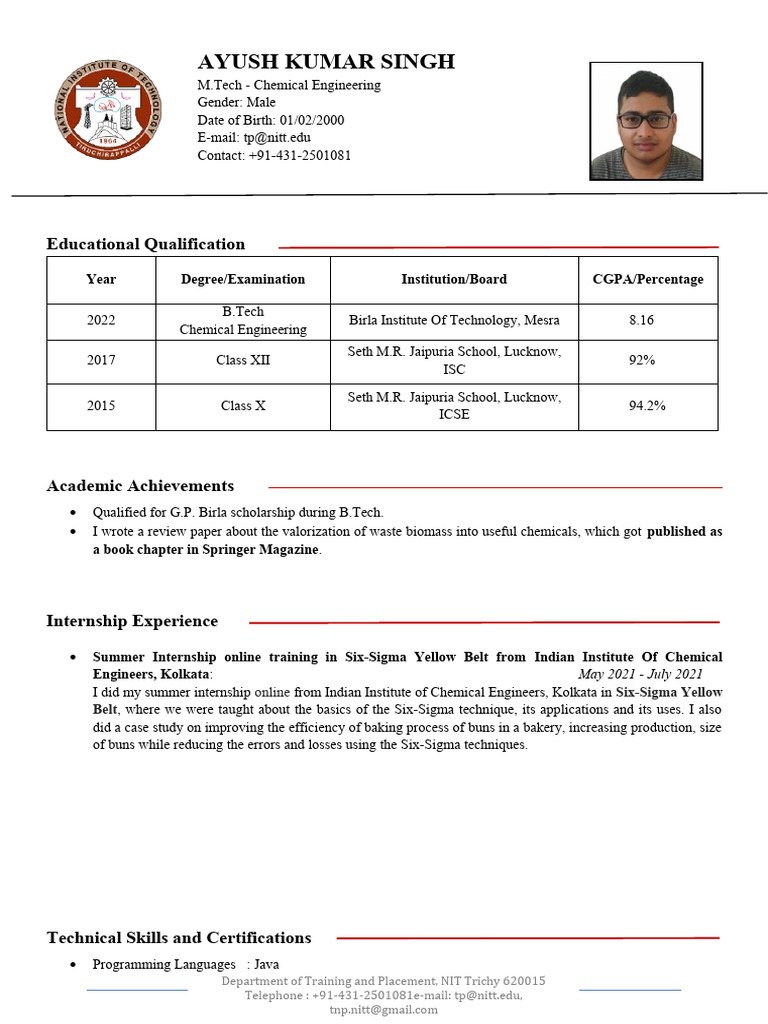 Ayush Kumar Singh | PDF | Six Sigma