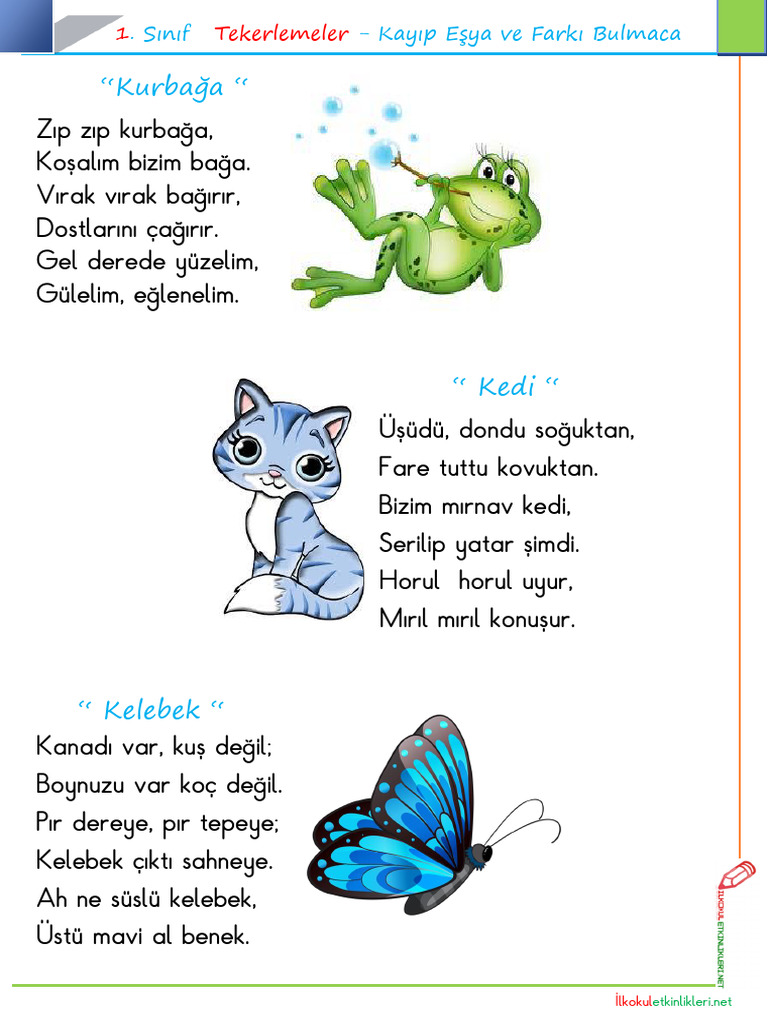SYnYf Tekerlemeler Ve KayYp Eyya | PDF