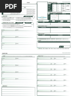 Fabula Ultima Character Sheet | PDF | Role Playing Games