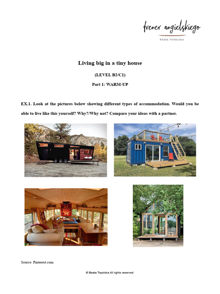Tinyhomes Students Handout-2 | PDF