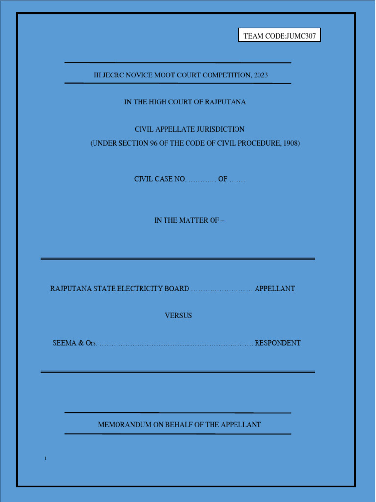 Final Memo Appeleant | Download Free PDF | Negligence | Legal Liability