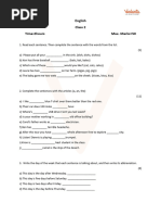 Adjective Worksheet For Class 7 | PDF | Adjective | Noun