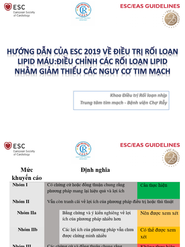 ESC GUIDELINE 2019 R i lo n Lipid m u PDF