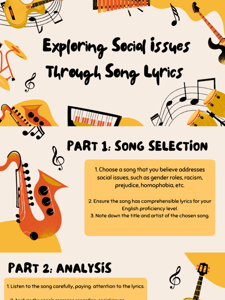 Exploring Social Issues Through Song Lyrics | PDF