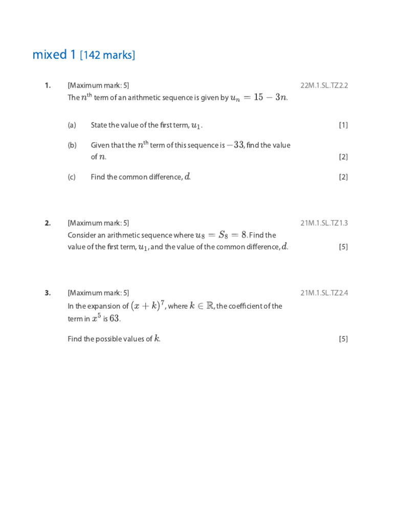 Mixed 1 - Classwork | PDF | Mathematical Analysis | Geometry