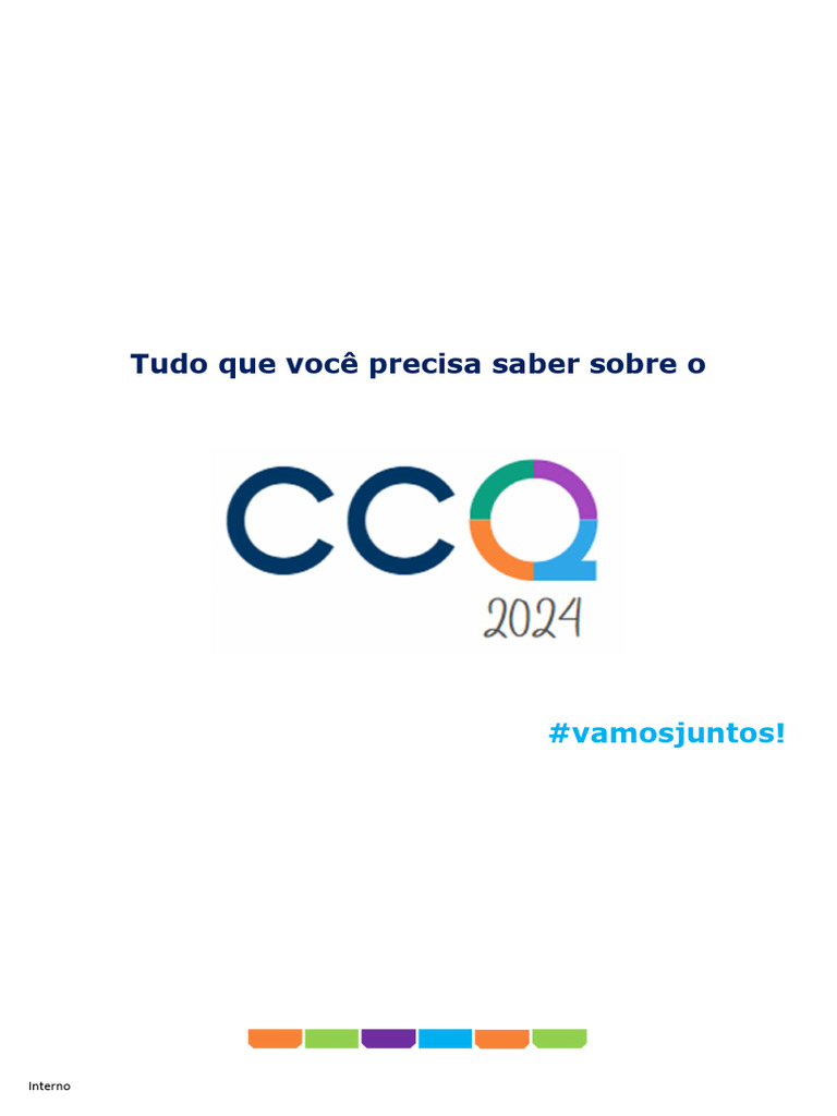 Informações Gerais, Etapas e Cronograma - CCQ 2024 R02 | PDF ...