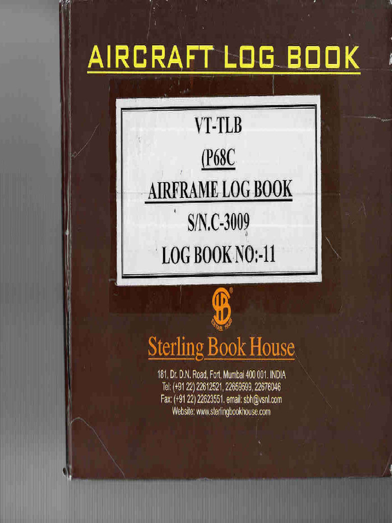Airframe Log Book | PDF