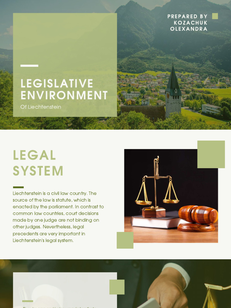 Legislative Environment of Liechtenstein | PDF | Common Law | Precedent