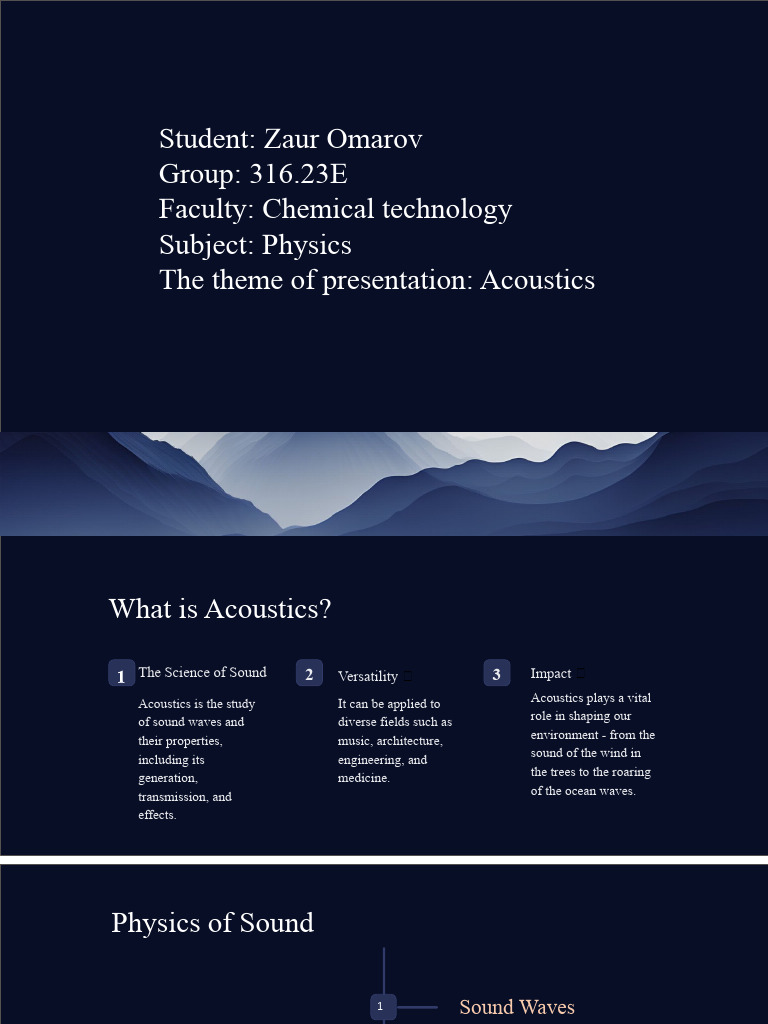 Understanding Acoustics: Sound Science | PDF | Acoustics | Sound