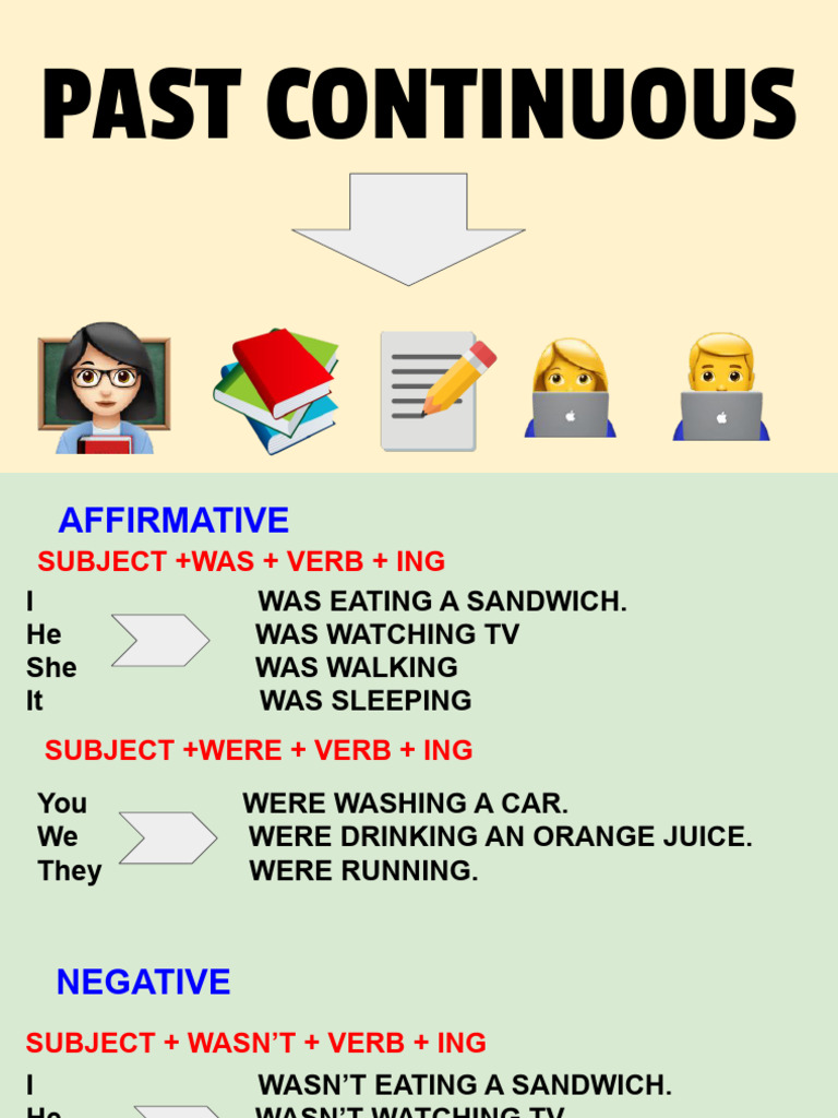 Past Continuous | PDF | Grammar | Languages