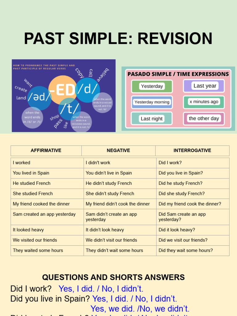 Past Simple | PDF