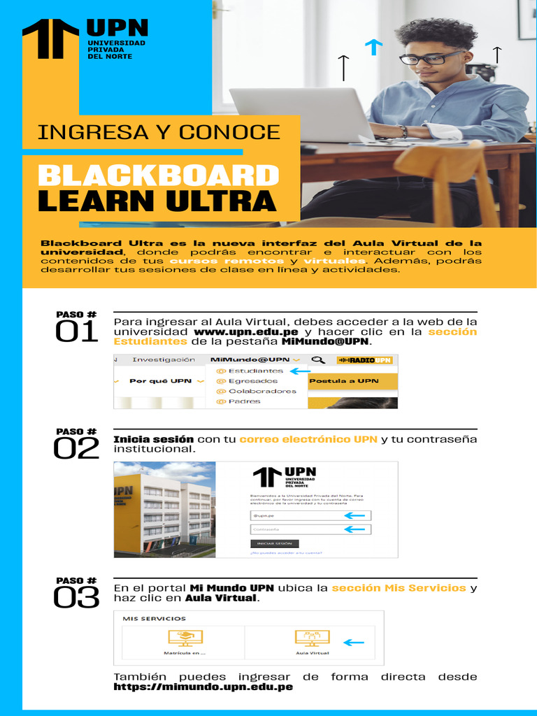 Guía de Acceso a Blackboard Learn Ultra | PDF | Informática | Software