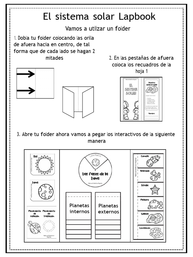 Lapbook Del Espacio 5ºA | PDF | Atmósfera | Tierra
