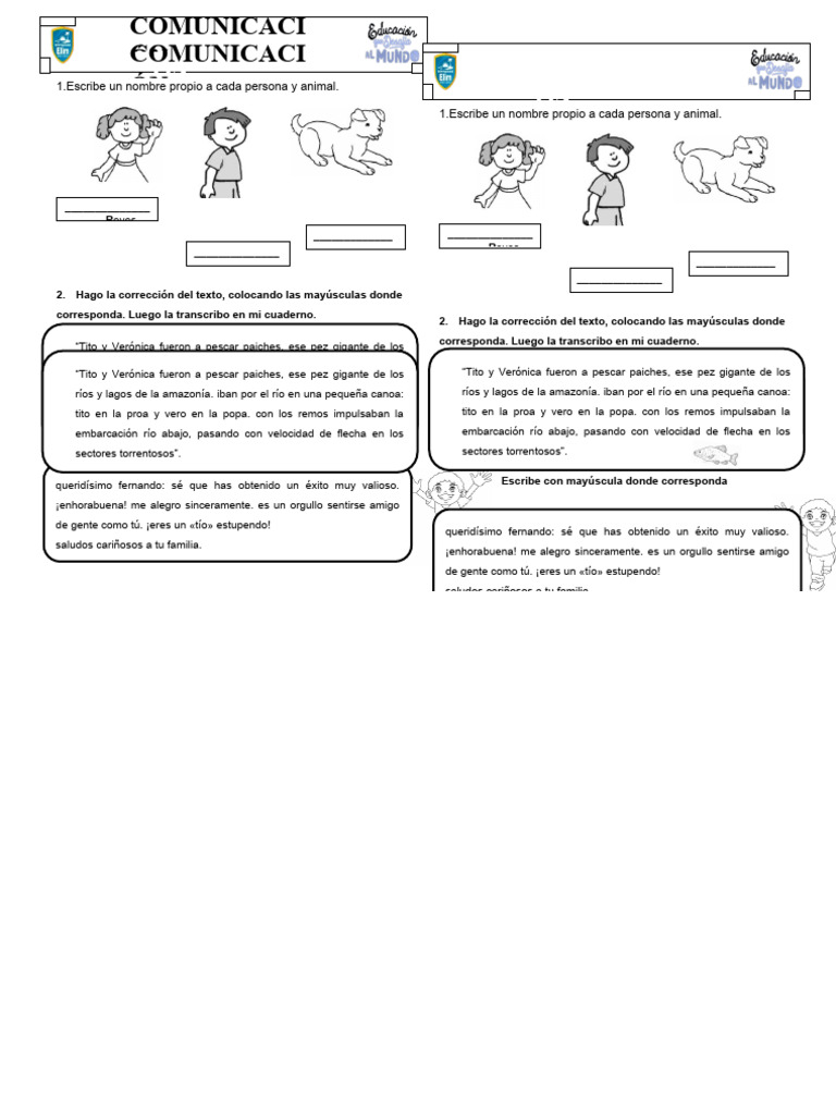 Corrección de Mayúsculas en Textos | PDF