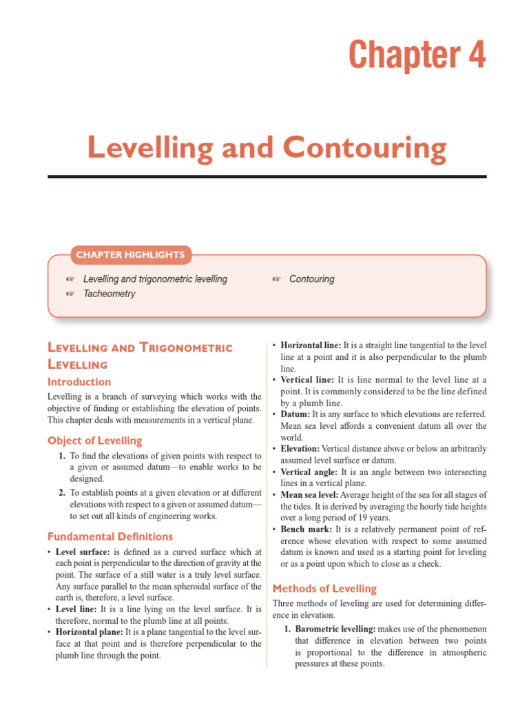 Leveling and Contouring | PDF | Electromagnetic Radiation | Optics