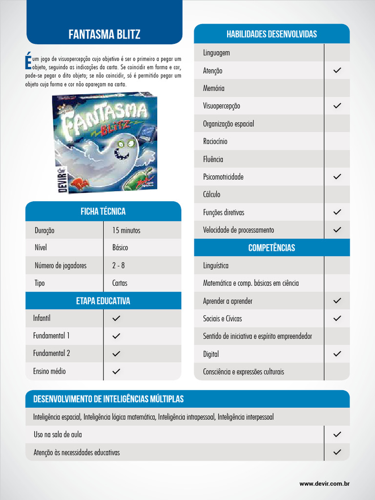 Fantasma | PDF | Aprendizado | Pré-escola