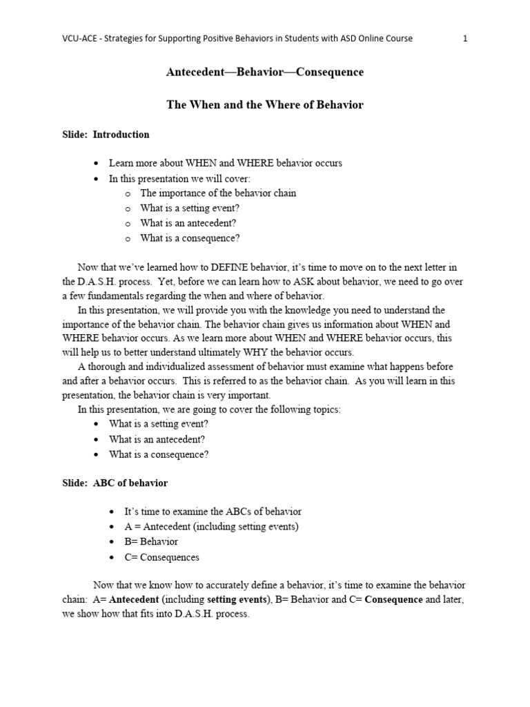 Behaviorabc | PDF | Behavior | Reinforcement