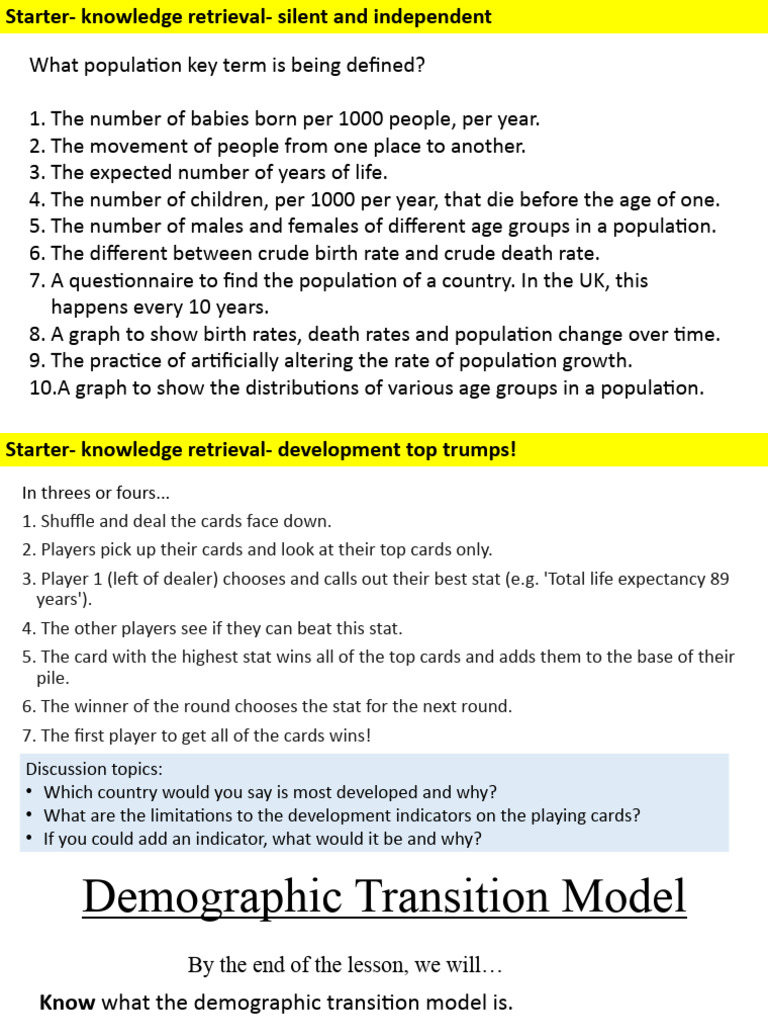 05c Population Pyramids ATR | PDF | Birth Rate | Life Expectancy