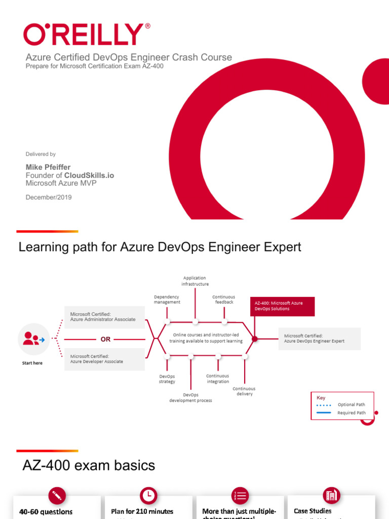 Azure Certified Devops Engineer Crash Course: Prepare For Microsoft Certification Exam Az-400 ...