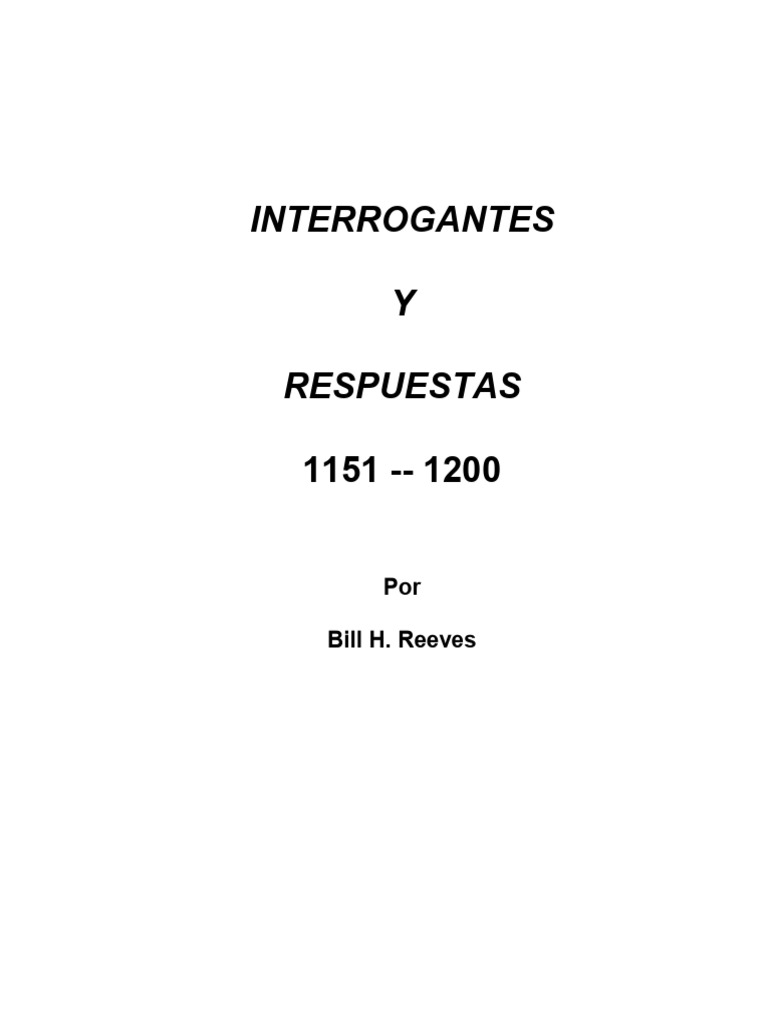 Interrogantes | PDF | Diez Mandamientos | Libro del éxodo