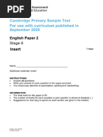 Cambridge Checkpoint Exam Preparation | PDF | Question | Essays