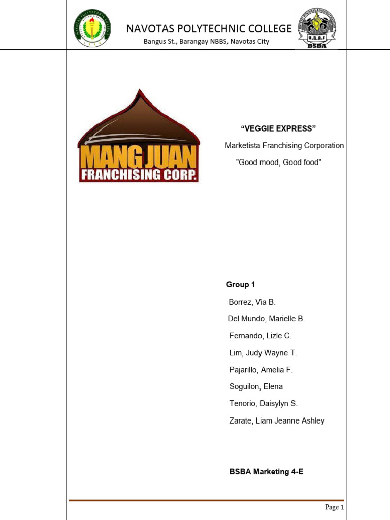 Veggie-Express Marketing | PDF | Franchising | License