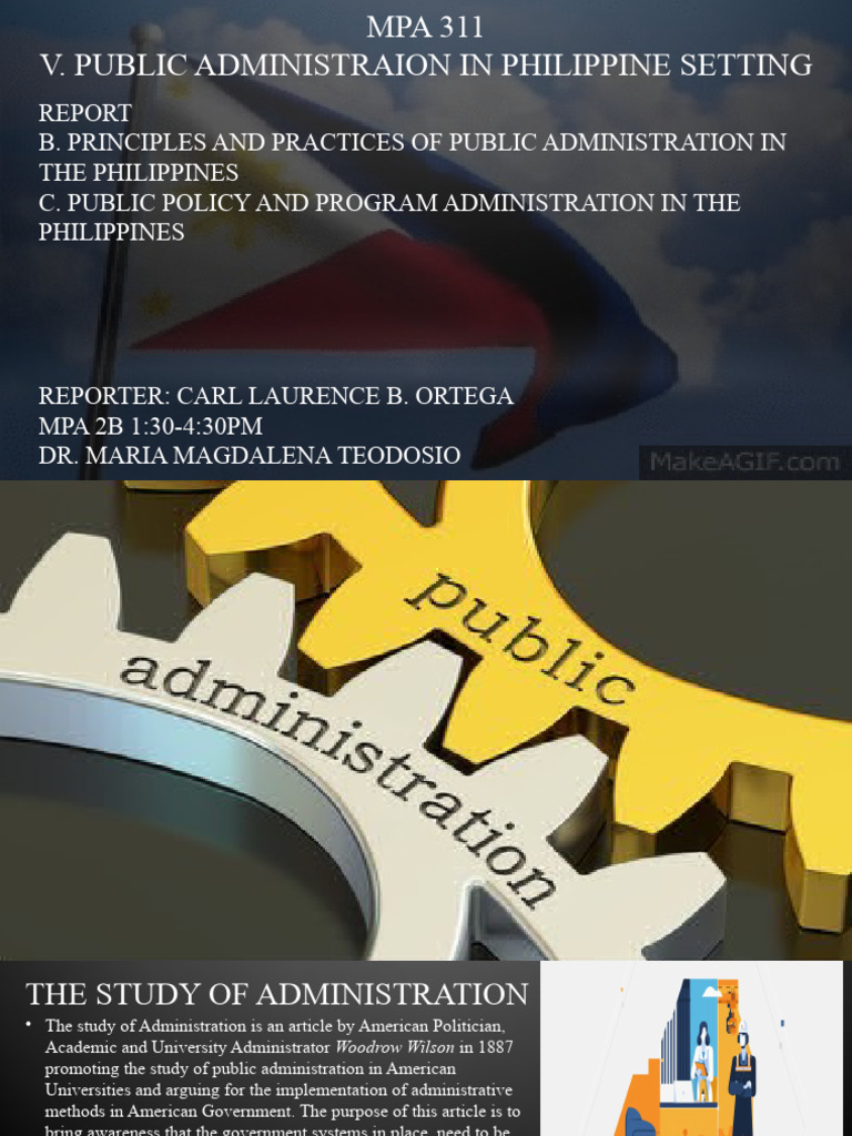 Principles of Public Administration in PH | PDF | Policy | Public ...