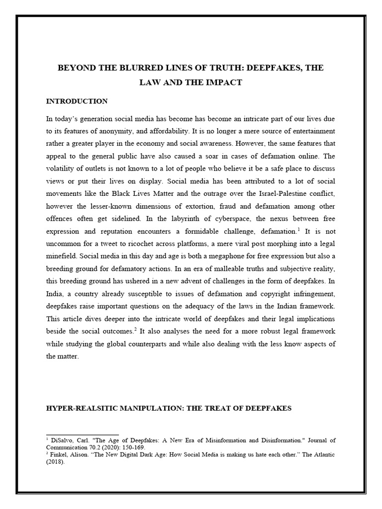 Beyond The Blurred Lines | PDF | Defamation | Violence