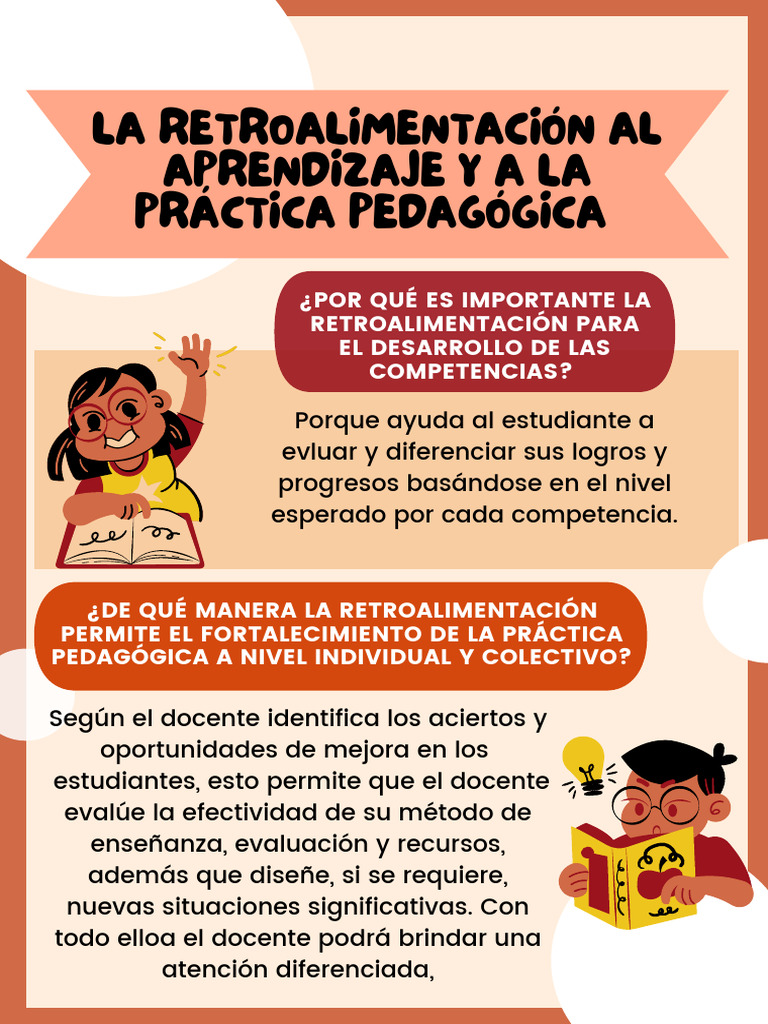 La Retroalimentación Al Aprendizaje y A La Práctica Pedagógica | PDF ...