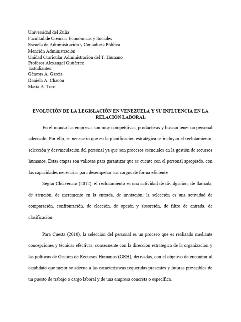 Ensayo N°3 | PDF | Reclutamiento | Business