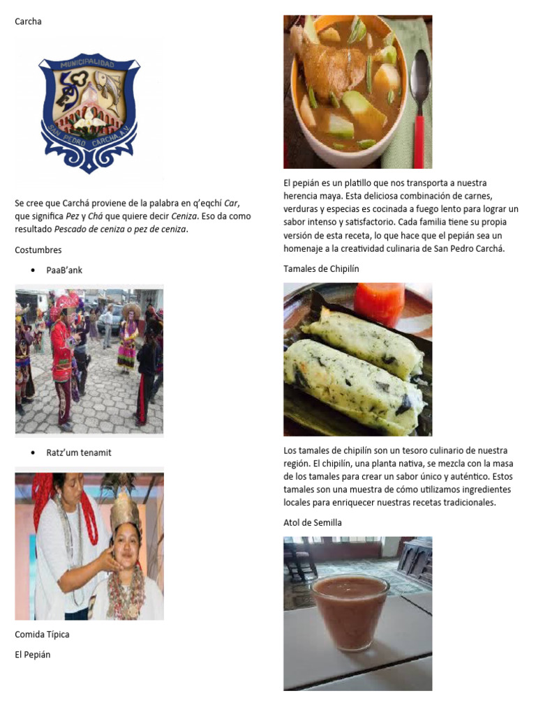 Carcha | PDF | Alimentos | Cocina