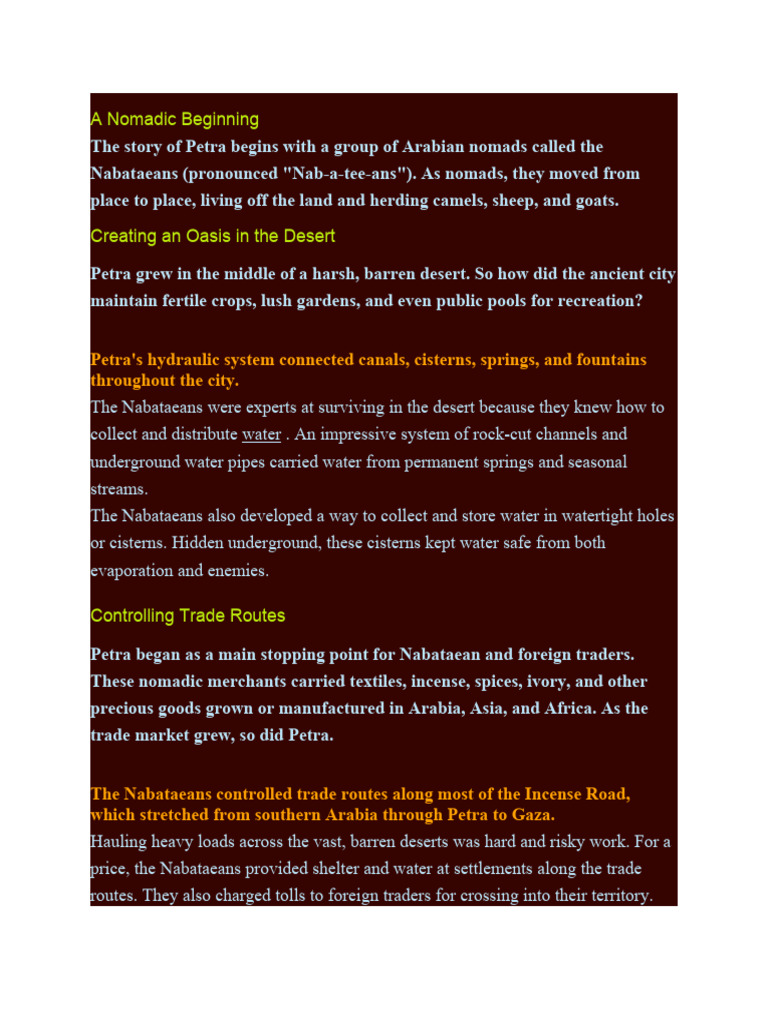 A Nomadic Beginning | PDF