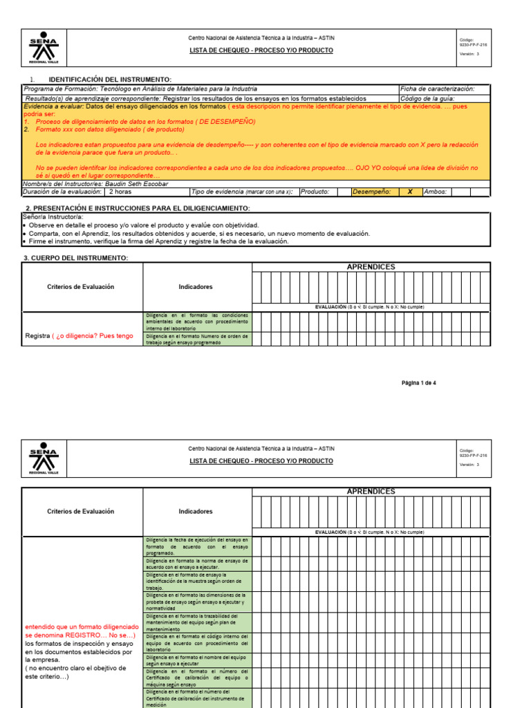 LCH - 2. Datos Del Ensayo Diligenciados en Los Formatos REV 06.06.23 | PDF | Calibración