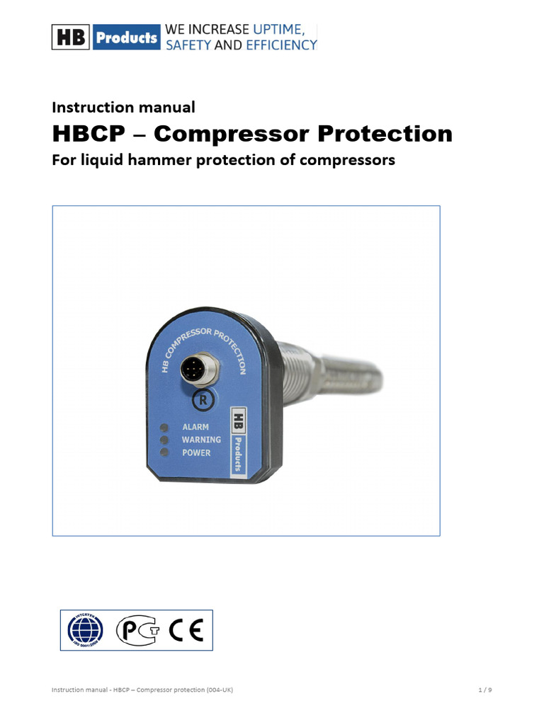 HBCP Instruction Manual 004-UK | PDF | Capacitor | Electricity