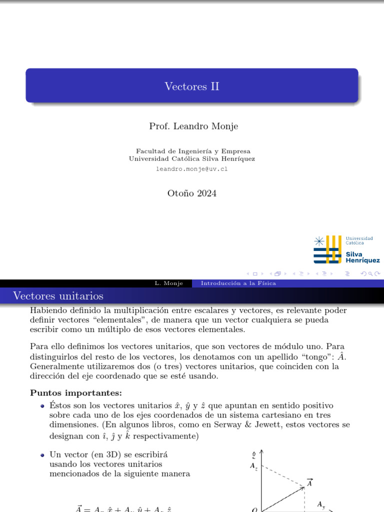 Introducción A Los Vectores 2 | PDF | Vector Euclidiano | Matemáticas
