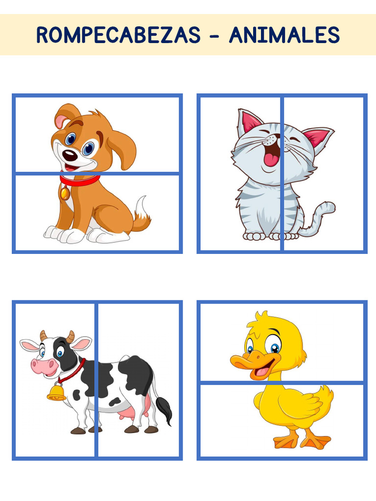 Rompecabezas_animales___Miss_Pame__1_ | PDF