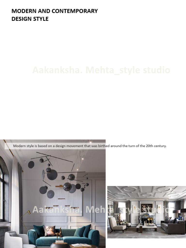 Modern and Contemporary - Watermark | PDF | Minimalism | Furniture