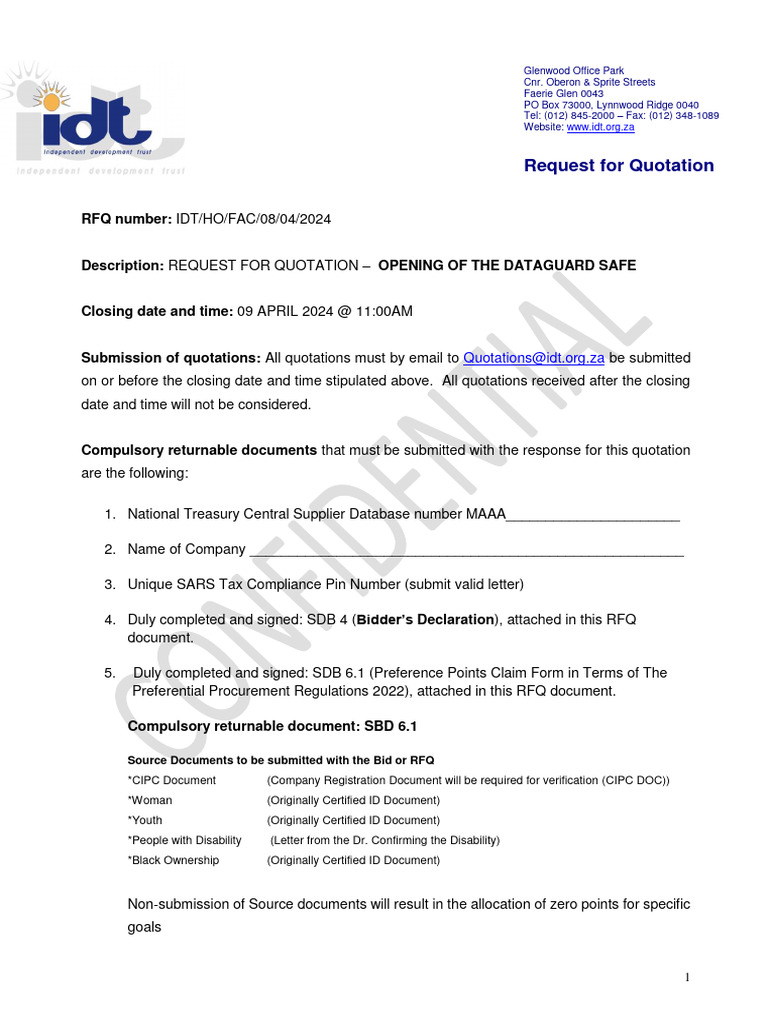 RFQ For Finance Asset Controller | PDF | Business